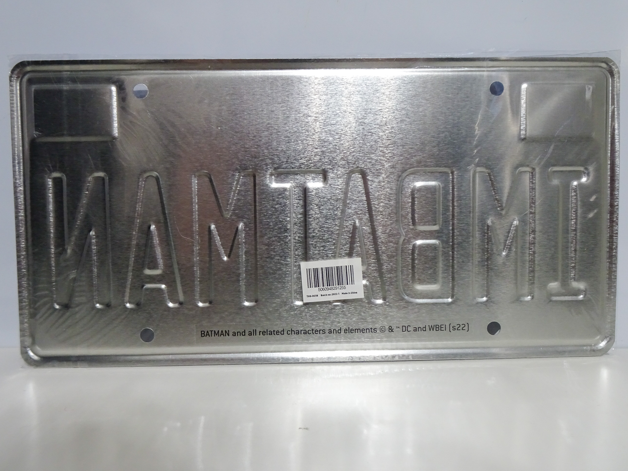 Batman IMBATMAN Number Plate - JALien Curiosities & Collectables