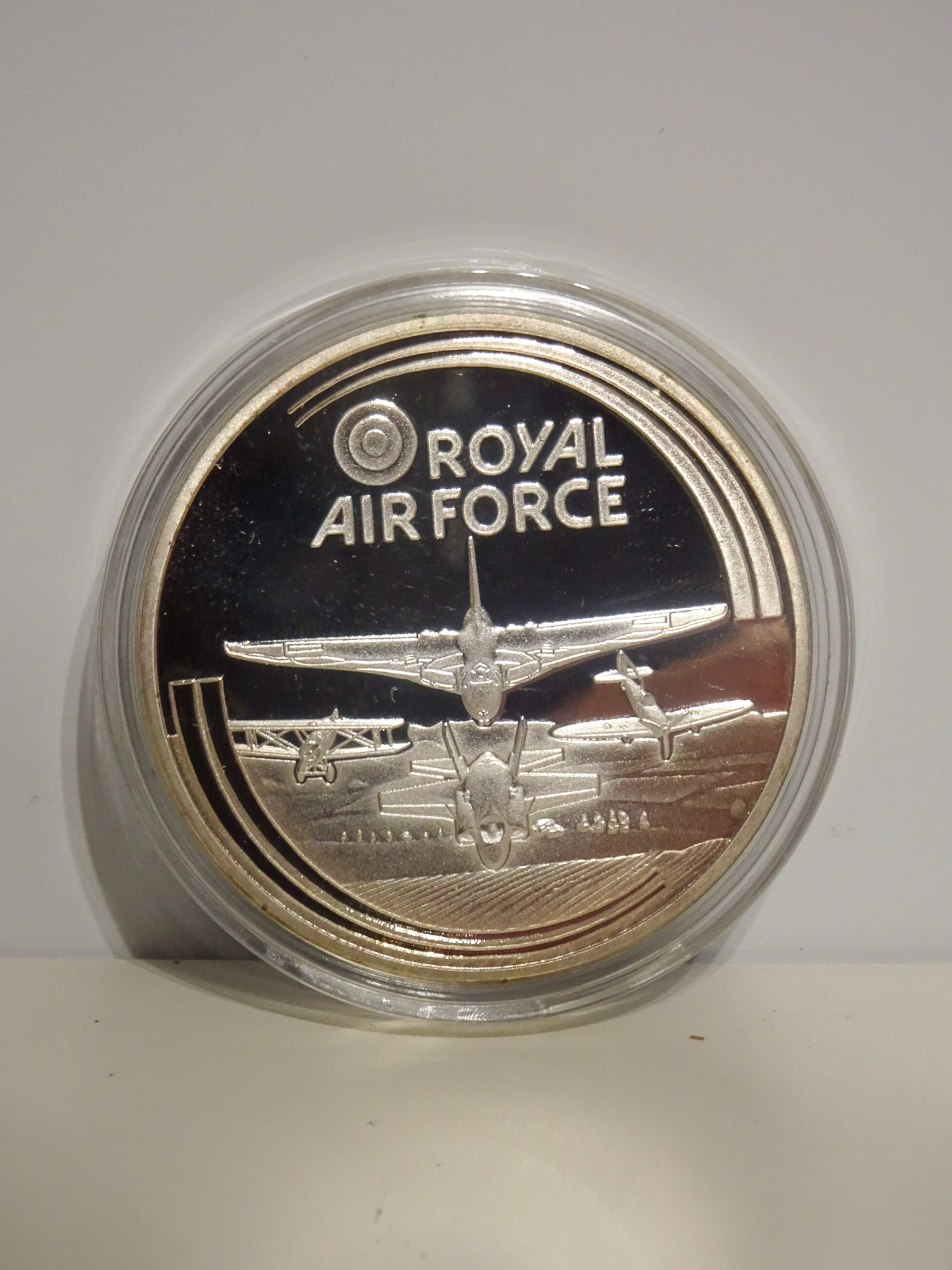 Spitfire Champion of the Air RAF Memorabilia Collection Silver Plated ...