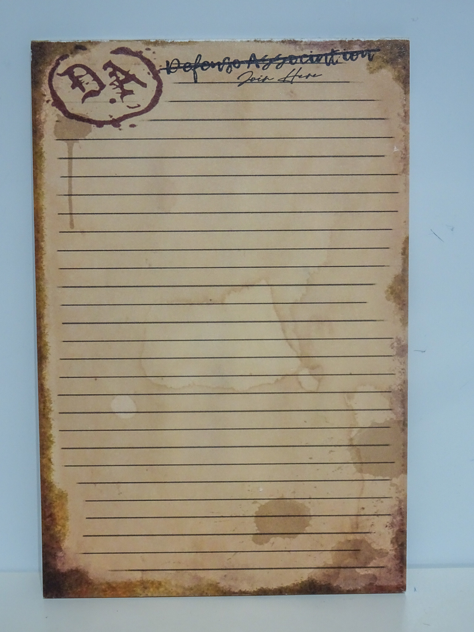 Dumbledore’s Army Notepad 15.5x10.5cm - JALien Curiosities & Collectables