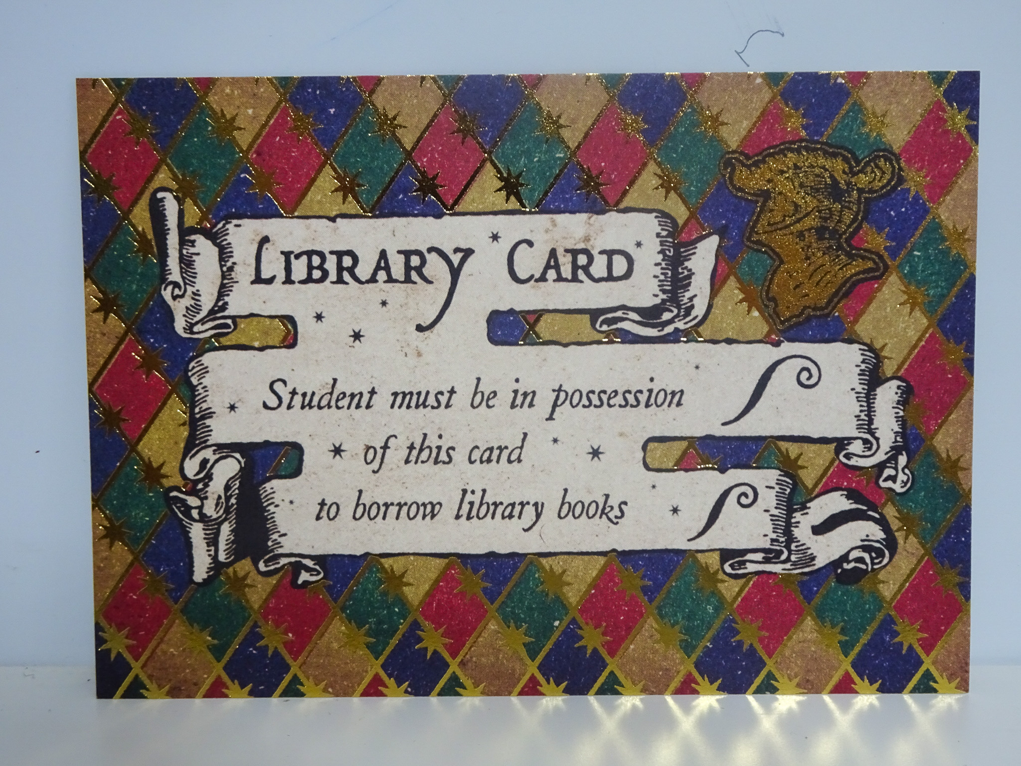 Hogwarts Set - Library Card, Hall Pass & Schedule - JALien Curiosities ...