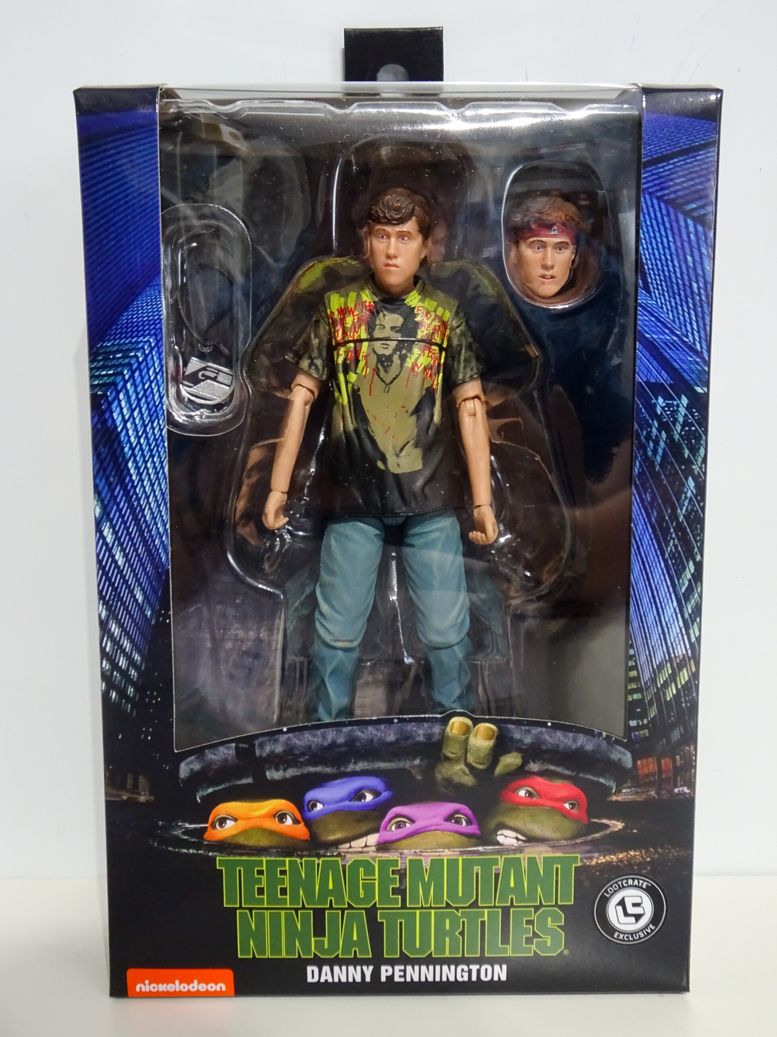 TMNT Danny Pennington Teenage Mutant Ninja Turtles NECA Figure Loot ...