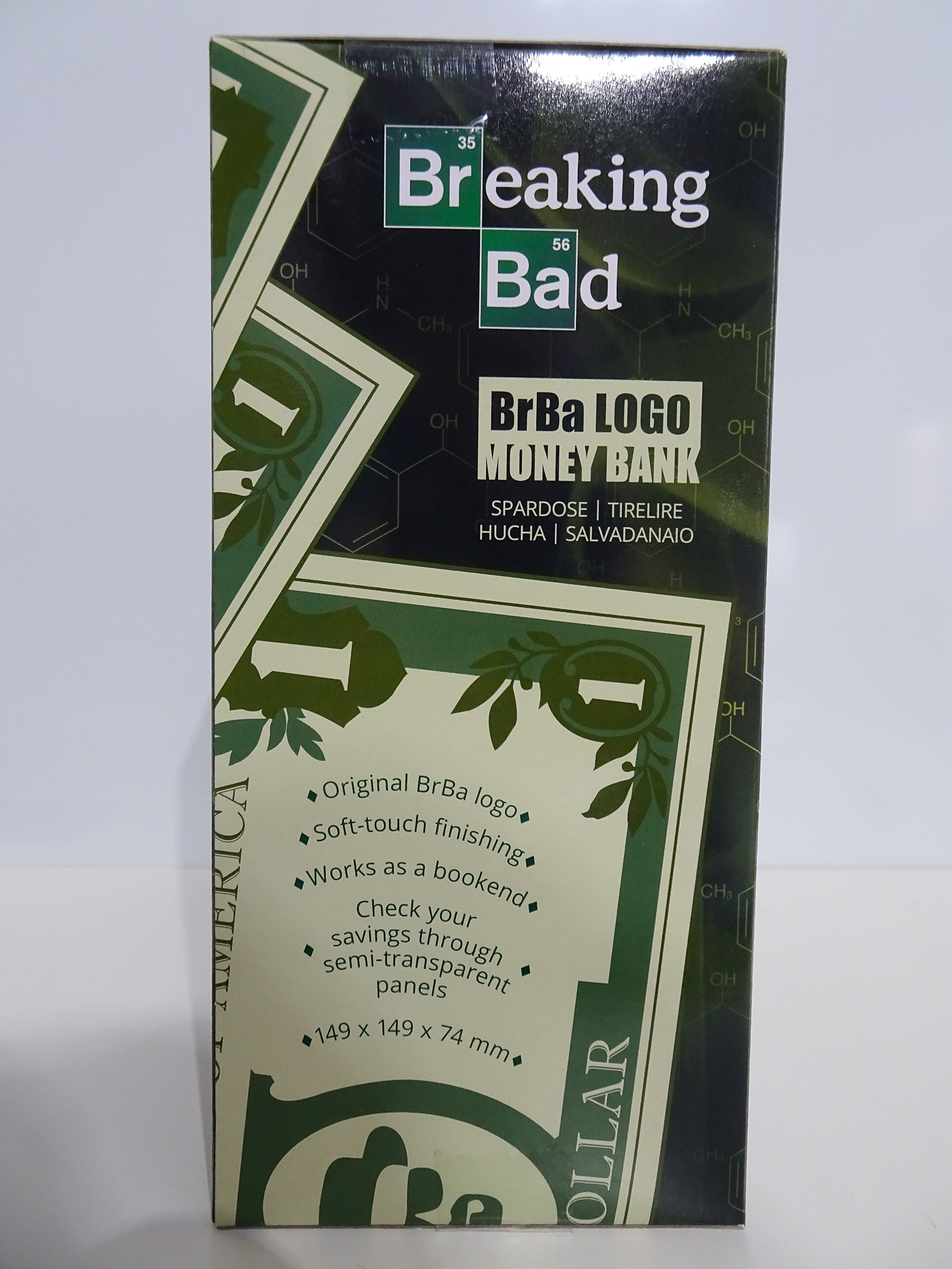 Breaking Bad BrBa Logo Money Bank Box Bookend 15cm - JALien Curiosities ...