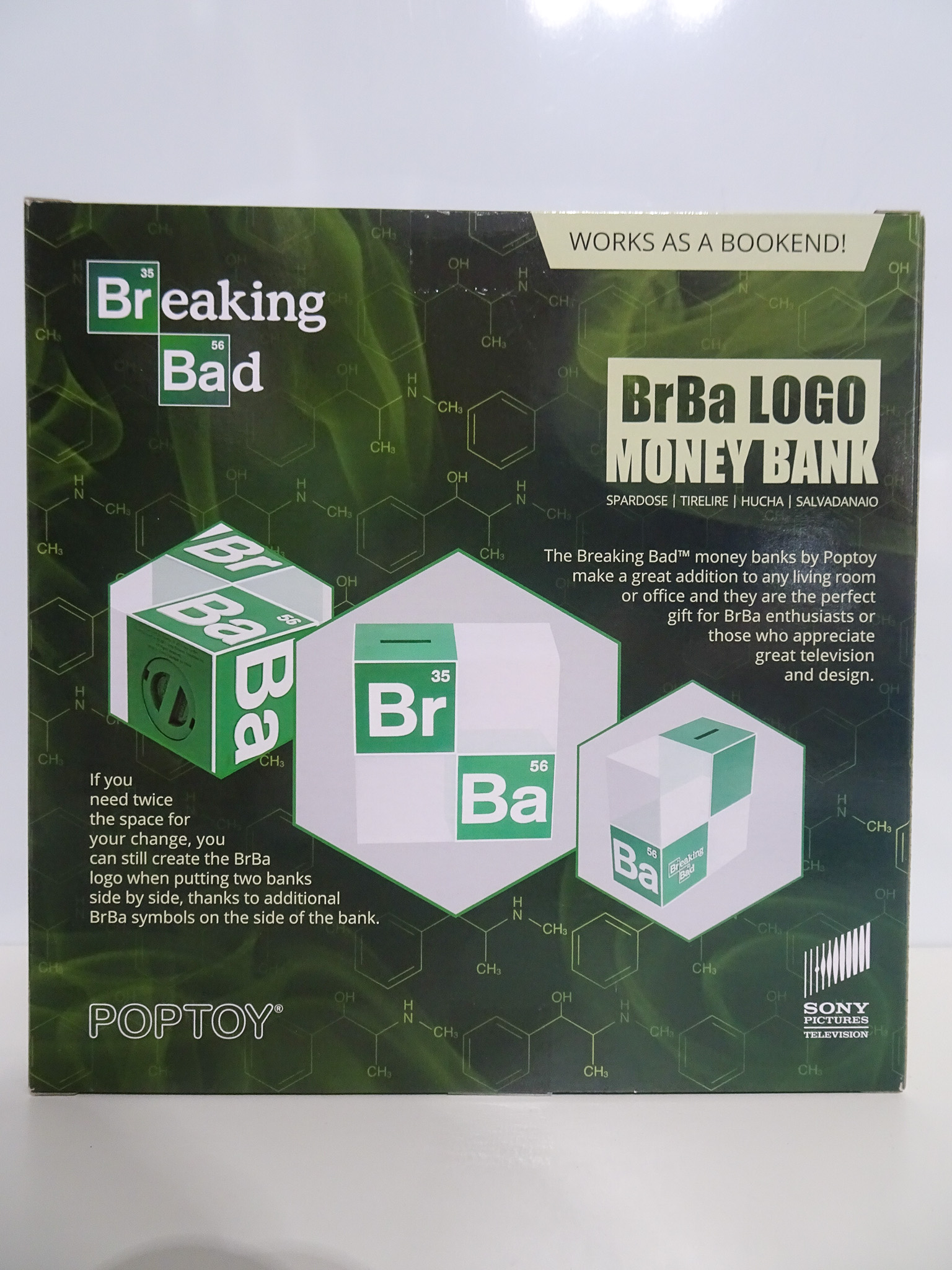 Breaking Bad BrBa Logo Money Bank Box Bookend 15cm - JALien Curiosities ...