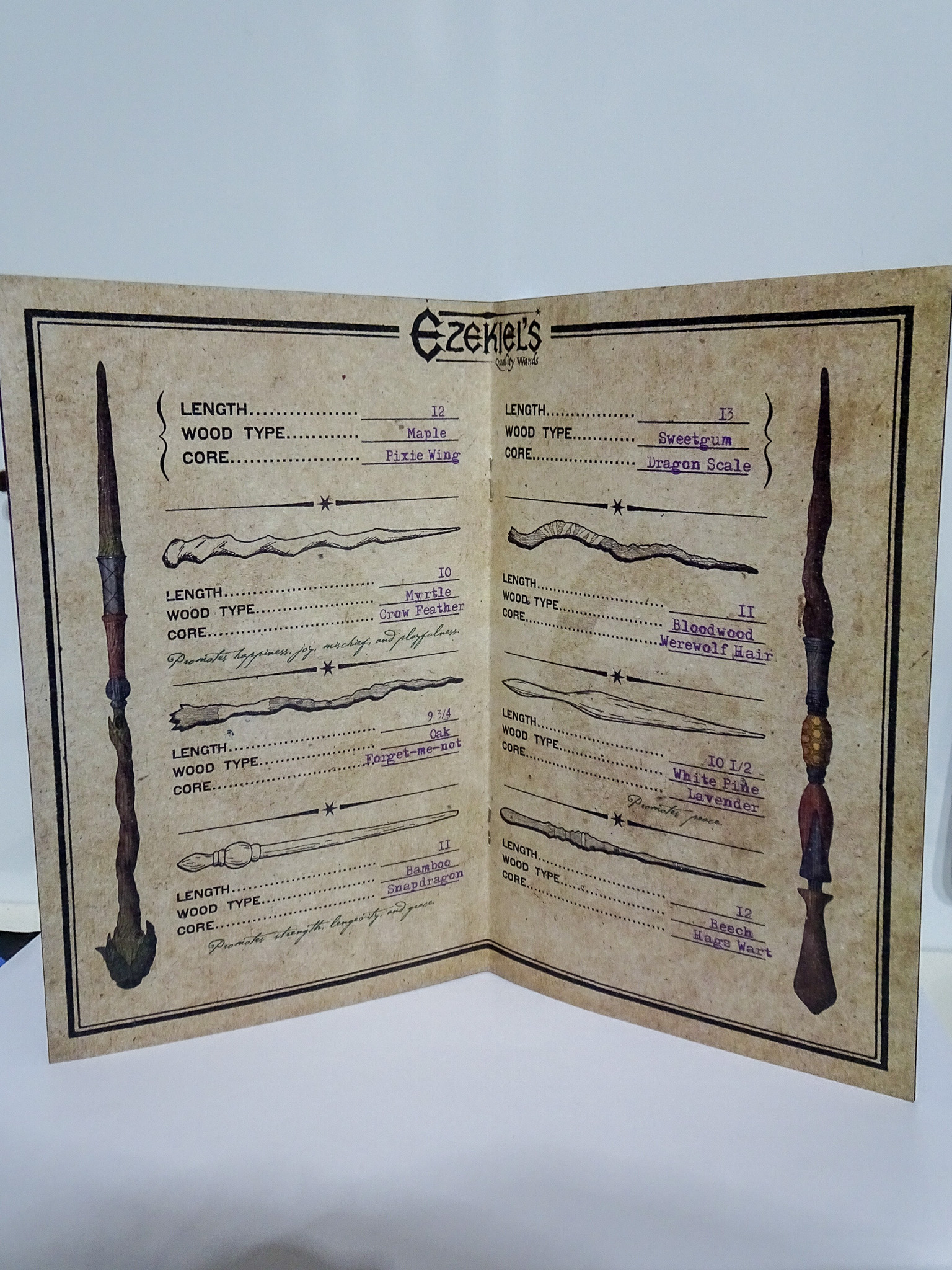 Ezekiel's Quality Wands Catalogue 22x14cm - JALien Curiosities ...