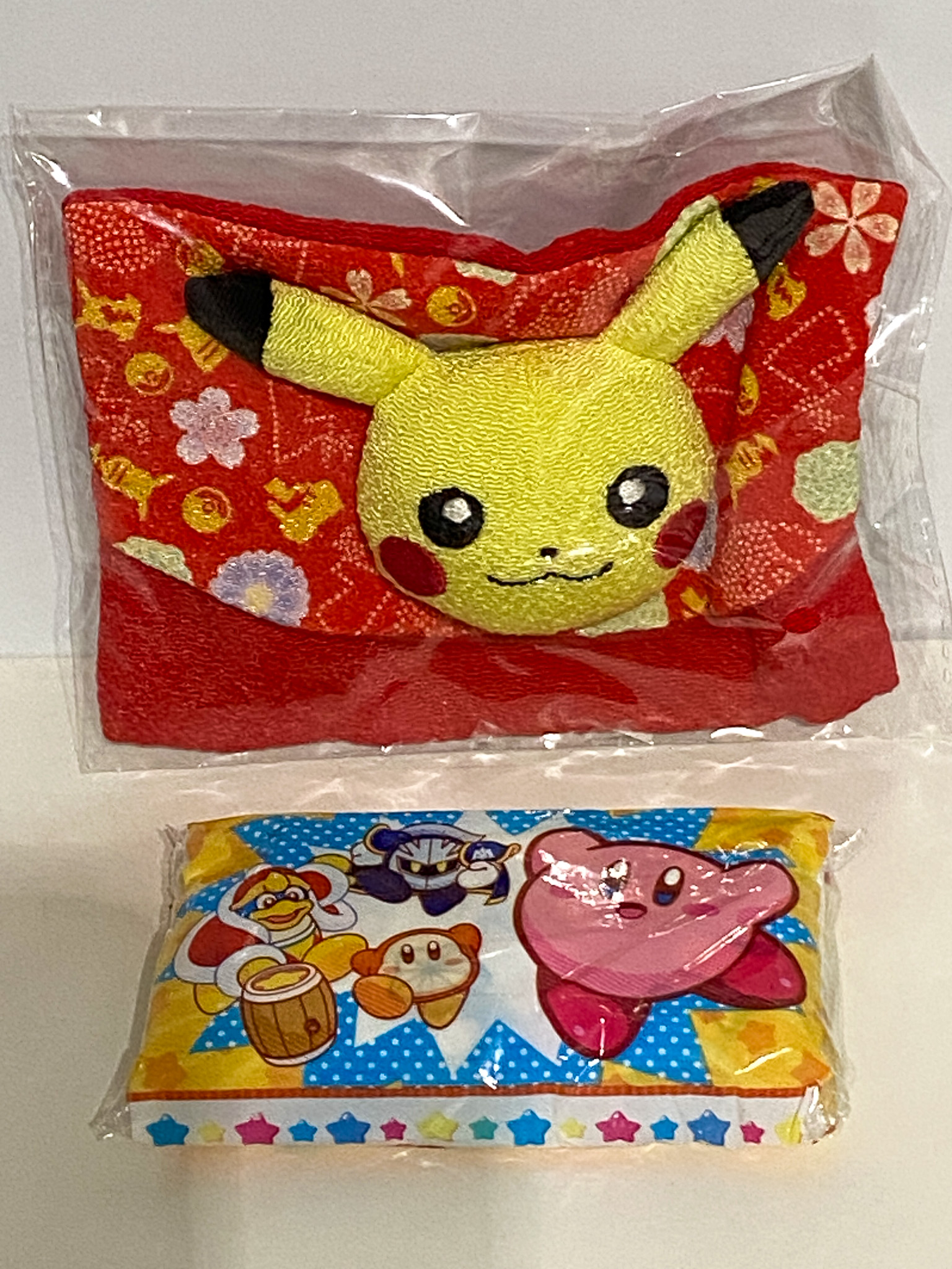 Pikachu Fabric Tissue Pouch with Kirby Tissues - JALien Curiosities ...