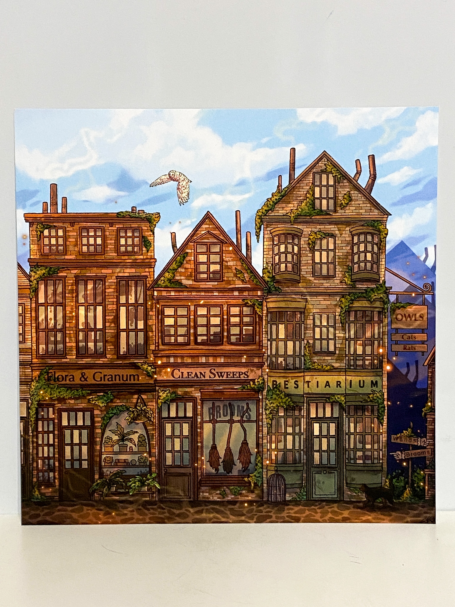 Clean Sweep Art Print 23x23cm - JALien Curiosities & Collectables