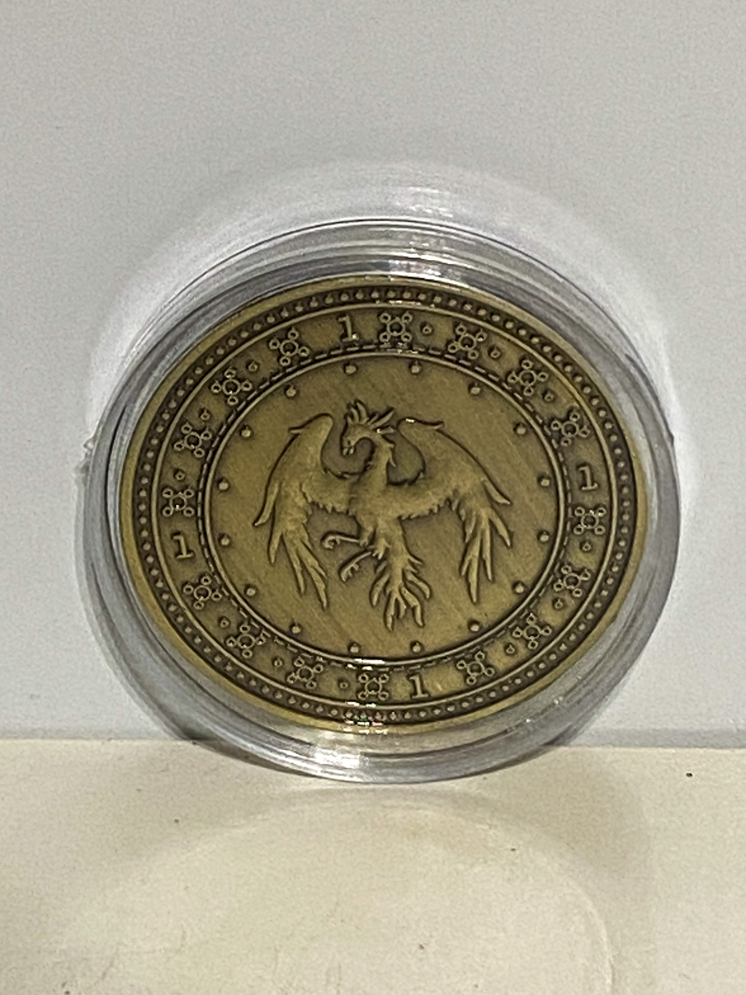 Dumbledore's Army Fawkes Phoenix Coin - JALien Curiosities & Collectables