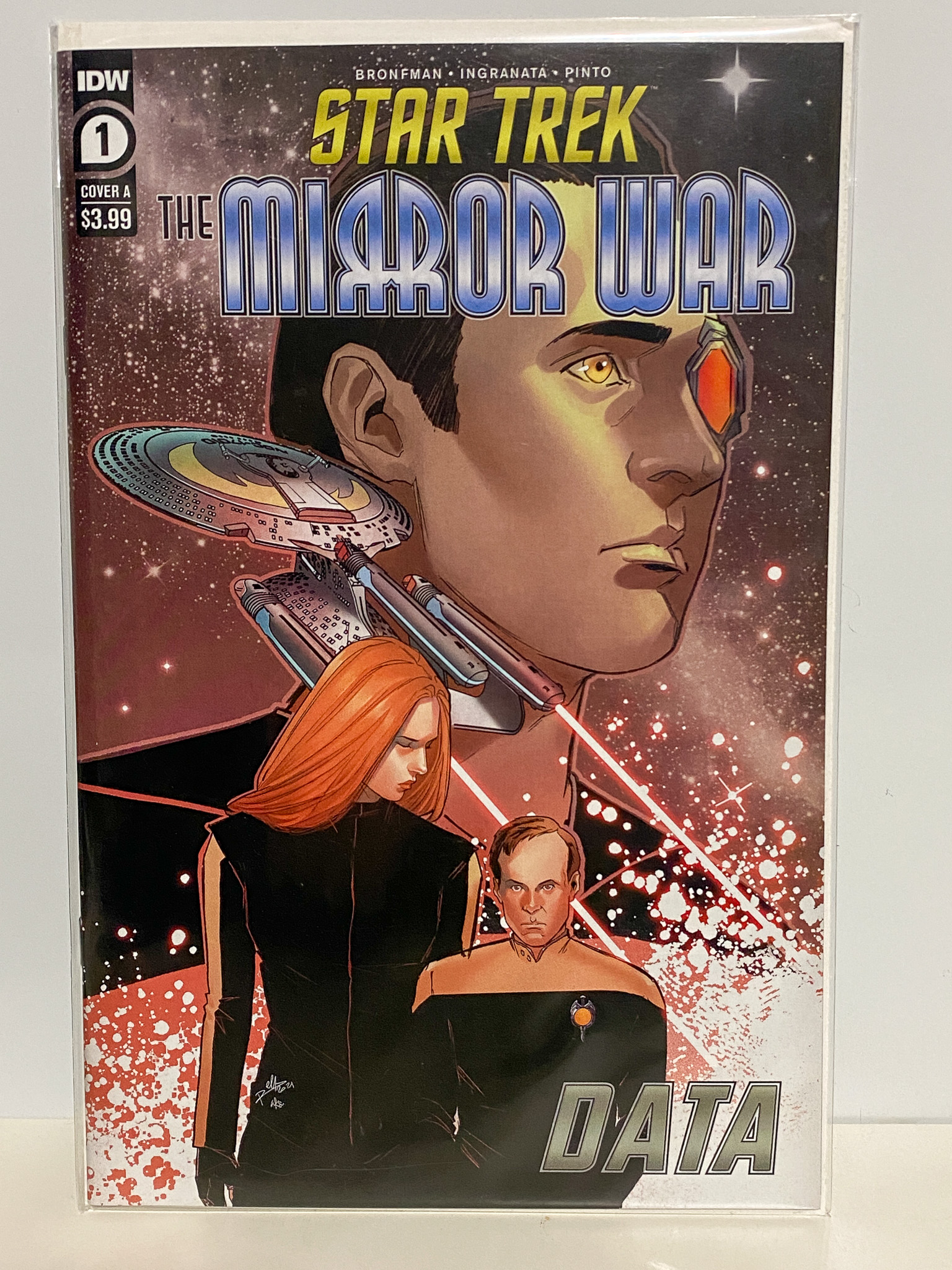 Star Trek Mirror War Comic DATA - JALien Curiosities & Collectables