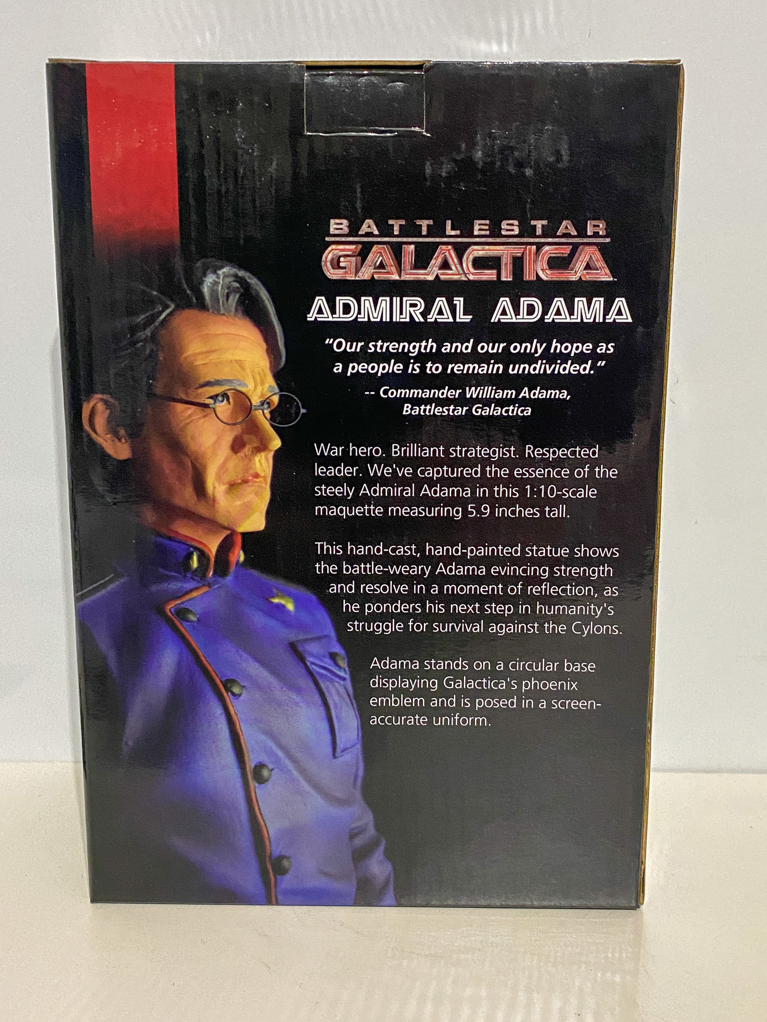 Battlestar Galactica Admiral Adama Statue - JALien Curiosities ...