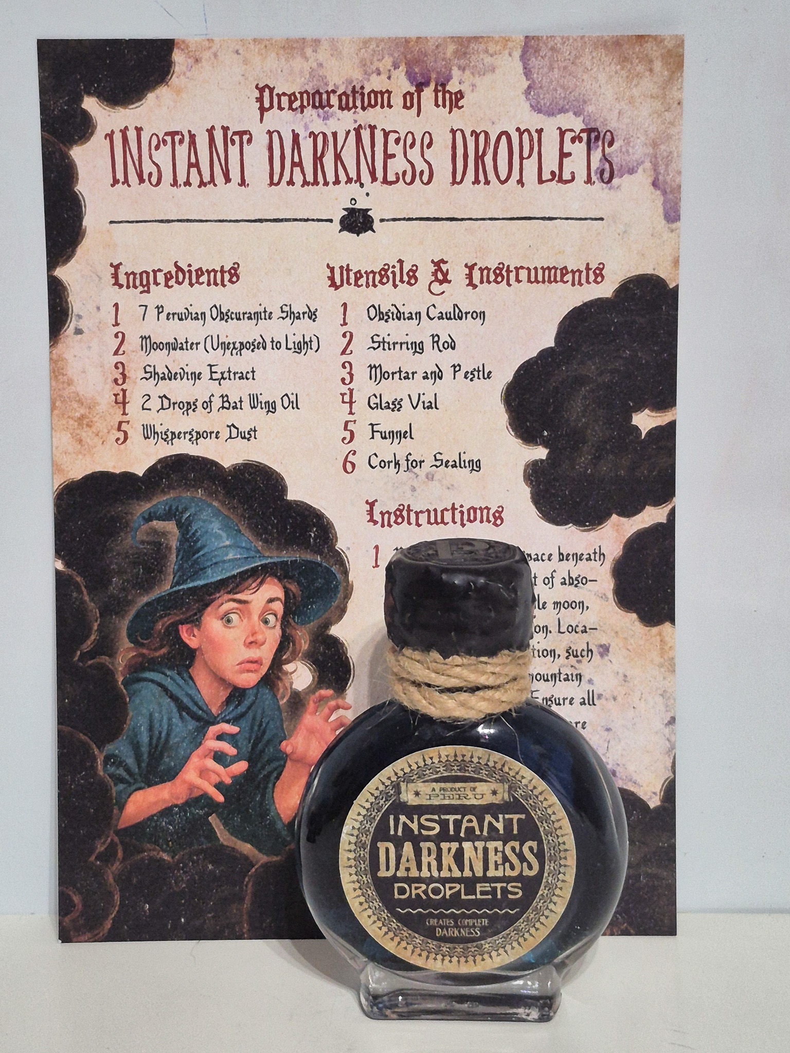 Instant Darkness Droplets - JALien Curiosities & Collectables