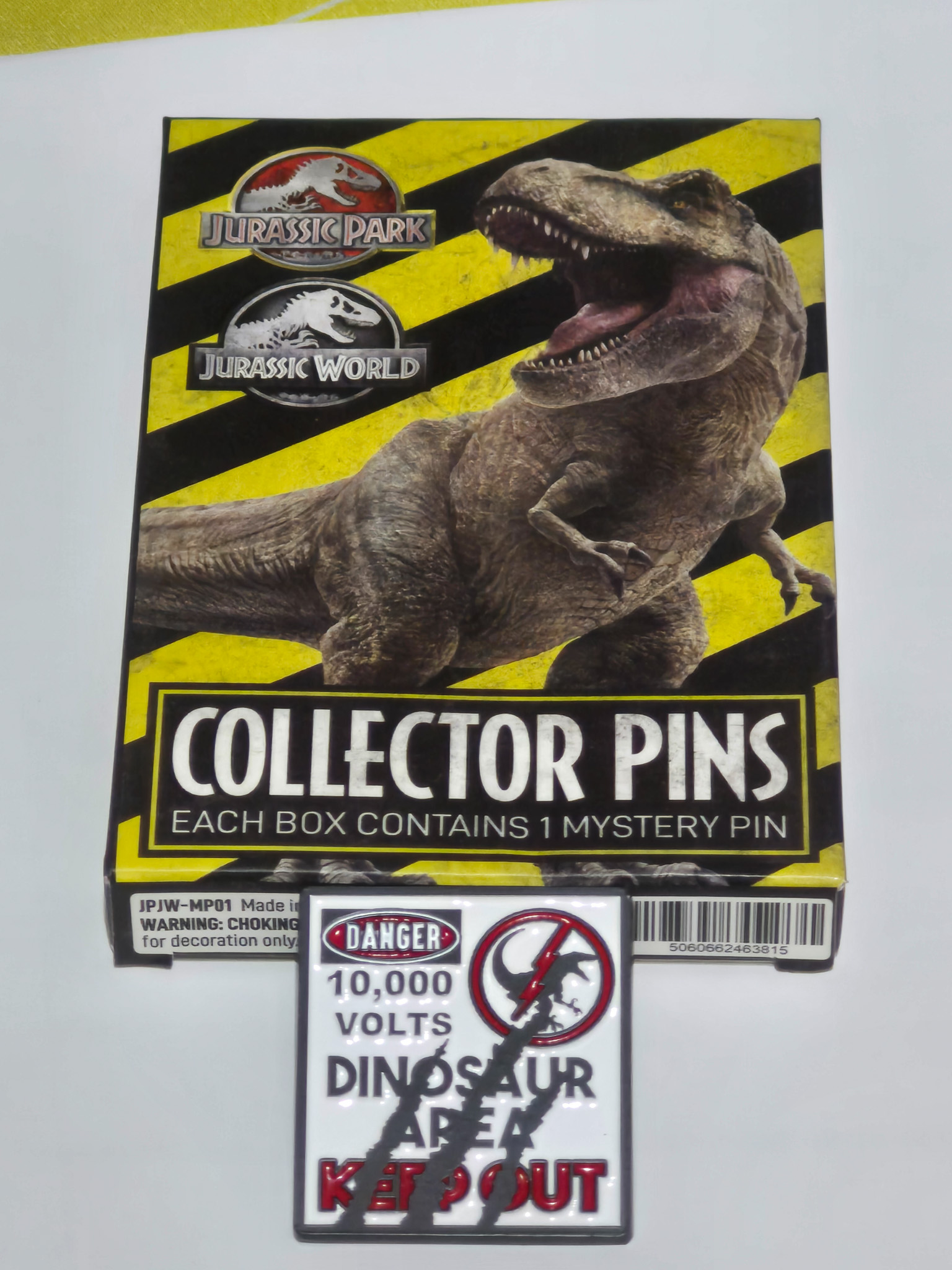 Danger Keep Out - Jurassic Park Collector Pin - JALien Curiosities ...