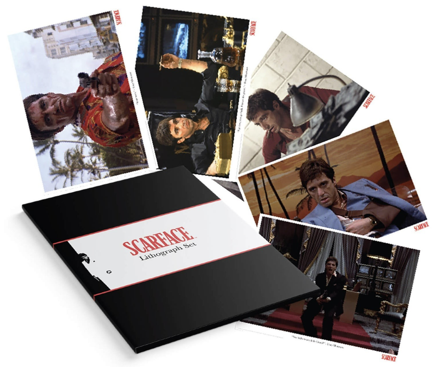 Scarface Lithograph Set of 5 Art Poster Prints - JALien Curiosities ...