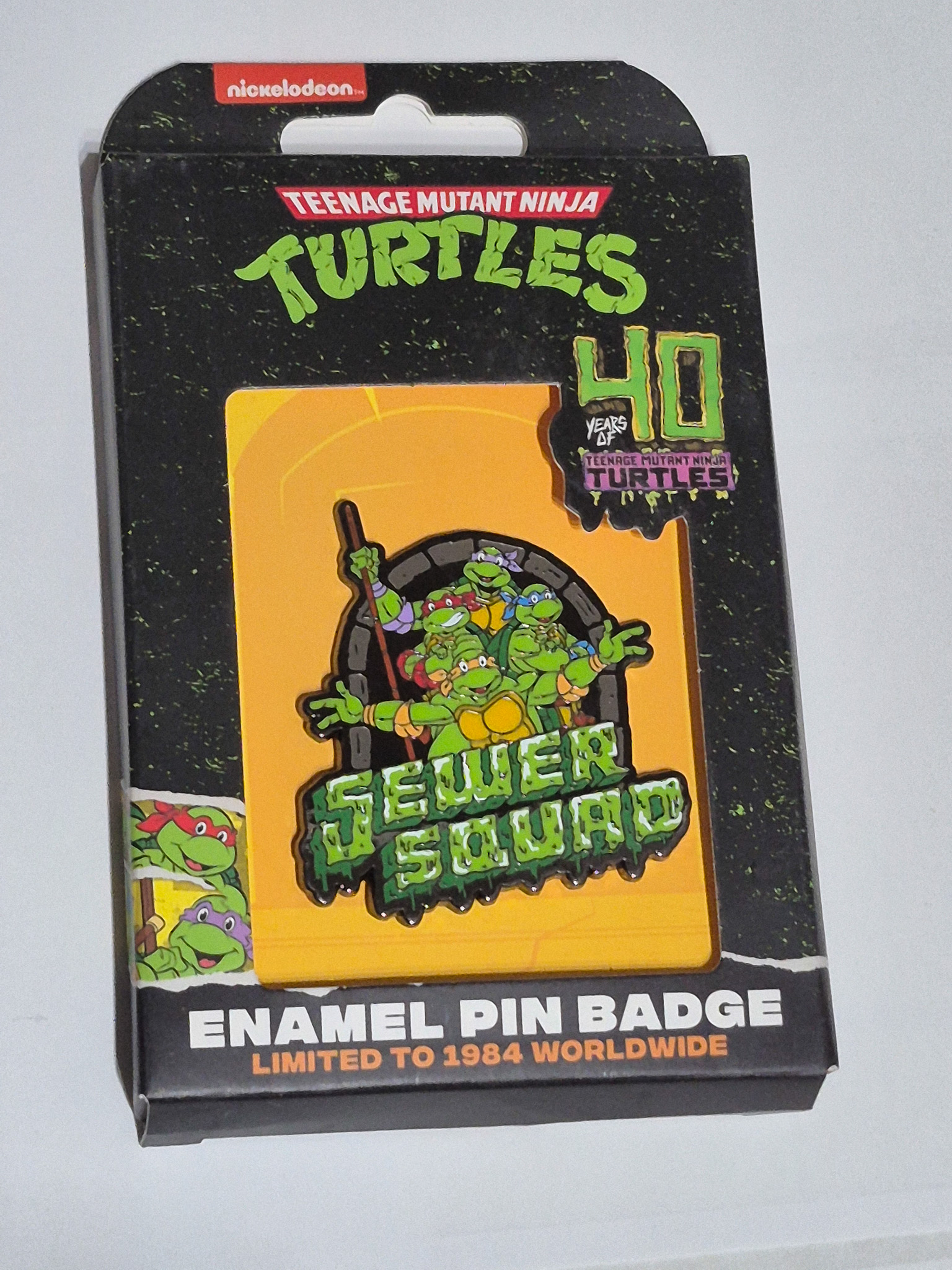 TMNT Sewer Squad Pin Badge - JALien Curiosities & Collectables